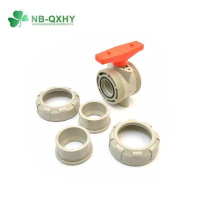 中国 150psi プラスチックのPph True Union ボールバルブ フレンズ型 高温耐性 販売のため