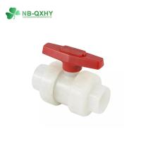 China Glue Connection Form Black Plastic PVDF True Union Ball Valve for Socket/Threaded Type for sale