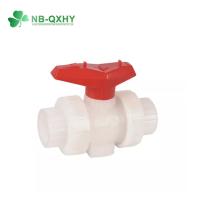 China Glue Connection Form Black Plastic PVDF True Union Ball Valve for Socket/Threaded Type for sale
