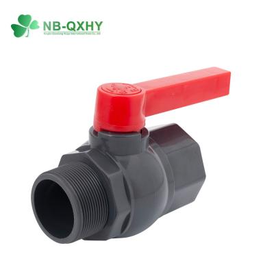 Cina Valvola a sfera ottagonale in PVC/UPVC in plastica resistente alle alte temperature per l'industria del Medio Oriente in vendita