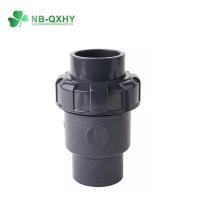 China DDCV Double Lobe Function PPH Single Union Non Return Check Valve for Pipe System for sale