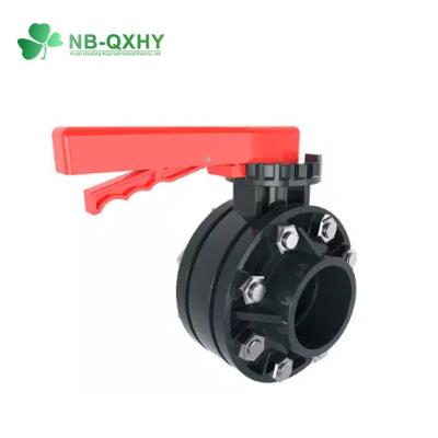 Cina Valvola a farfalla a manico verde in PVC sigillato automatico con sedile in gomma EPDM e struttura a farfalla in vendita