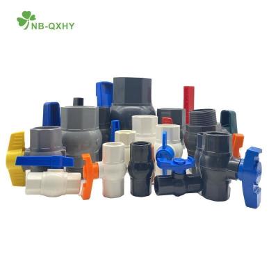 Cina Valvola a sfera ottagonale in PVC/UPVC 1/2