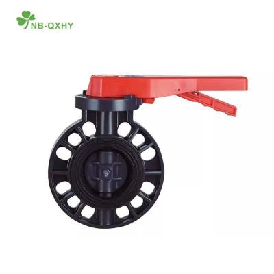 Cina Struttura fissa Nb-Qxhy Valvola farfalla in PVC con flangia ad acqua per uso domestico in vendita