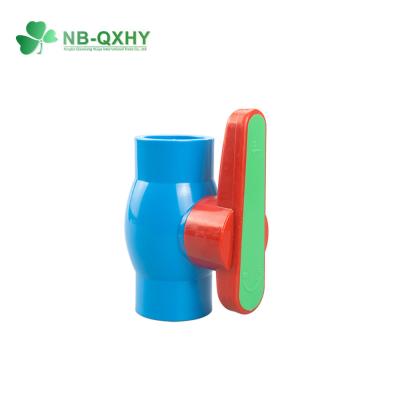 Cina Valvola a sfera compatta in PVC blu per il Vietnam/Thailand Min.Order 1 pezzo in vendita