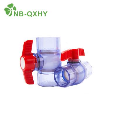 Cina Sistema idrico PVC UPVC Pipe Fitting Valvola a sfera trasparente campioni US 0/pezzo in vendita