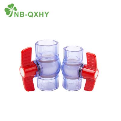 Cina Sistema idrico PVC UPVC Pipe Fitting Valvola a sfera trasparente campioni US 0/pezzo in vendita