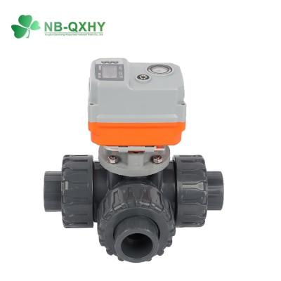Cina Tipo di industria Flange e valvola elettrica in PVC/UPVC personalizzate con colla di forma di collegamento in vendita