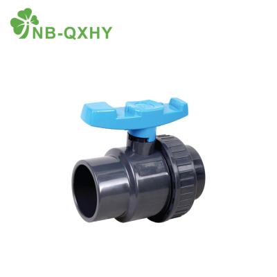 China Wassermedien Algerisches PVC-Kunststoffkugelventil mit hoher Dicke und Buttweld-Design zu verkaufen