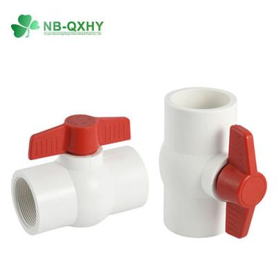 China Wassermedien Algerisches PVC-Kunststoffkugelventil mit hoher Dicke und Buttweld-Design zu verkaufen
