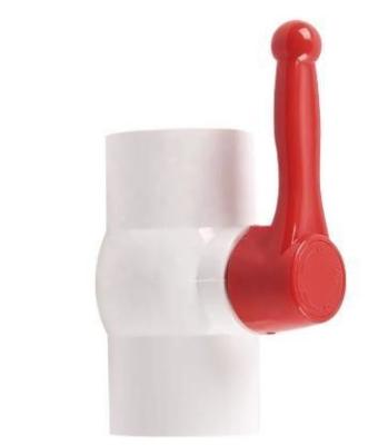 Cina QX-001 Valvola a sfera in PVC a maniglia lunga 1/2 rdquor -4 rdquor con filo o presa in vendita