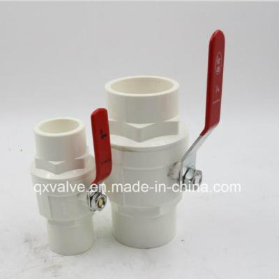 Cina Tipo di canale diretto Utilizzazione industriale Maniglia ABS PVC Plastica 2PCS Valvola a sfera in vendita