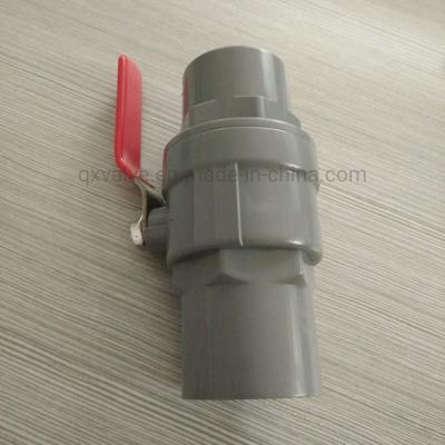 Cina Tipo di canale diretto Utilizzazione industriale Maniglia ABS PVC Plastica 2PCS Valvola a sfera in vendita