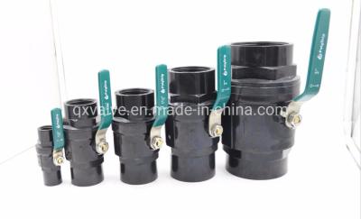 Cina QX11 Plastic PVC 2PCS Valve a sfera con maniglia in acciaio inossidabile entro il vostro budget e le esigenze in vendita