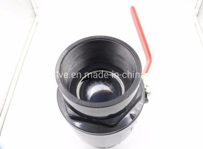 Cina Valvola a sfera in PVC di plastica per acqua 2PCS Nera con maniglia Ss Valvola a gonfiore 1/2