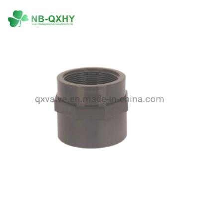 Cina DIN Standard Pn16 UPVC QX22 Reducer Equal Tee con presa da 20 mm a 400 mm in vendita