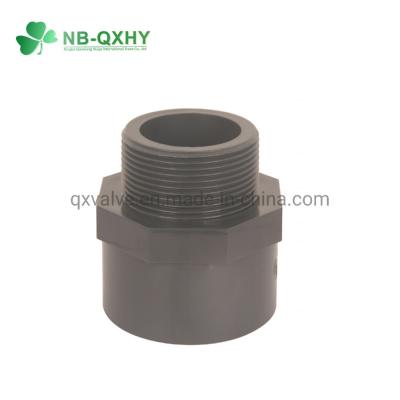 Cina DIN Standard Pn16 UPVC Maschio Adattatore campioni personalizzati Dimensioni da 20 mm a 110 mm in vendita