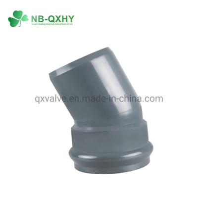 Cina Codice testa rotonda gomito UPVC 90° F/S Dimensione da 200 mm a 315 mm DIN Standard Pn16 in vendita