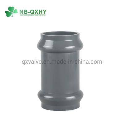 Cina Universale DIN standard UPVC accoppiamento con gomma angolo di 45° Dimensione da 63 mm a 355 mm in vendita