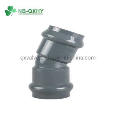 Cina Eficientemente progettato standard DIN UPVC Pn10 Y-Tee con taglia di gomma da 110 mm a 315 mm in vendita