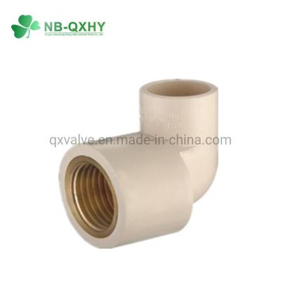 Cina DIN Standard Pn16 CPVC femmina gomito di ottone Tipo di approvvigionamento idrico laterale 90° in vendita