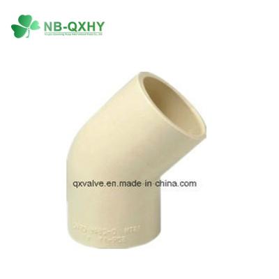Cina Fornitura d'acqua ASTM D2846 Flancella PVC Equal Tee Adapter con raccordi per tubi CPVC di uguale dimensione in vendita