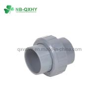 China Glue Connection PVC Plastic Pipe Fitting 45 Degree Elbow Dimensions with Rubber Ring for sale