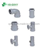 China PN10 Wall Thickness Normal Thickenss Plastic Pipe Fitting Joint Socket with Rubber Ring for sale