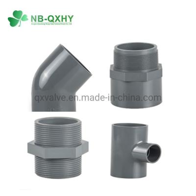 Cina Fittings per tubi in UPVC grigio chiaro per prestazioni di lunga durata in vendita