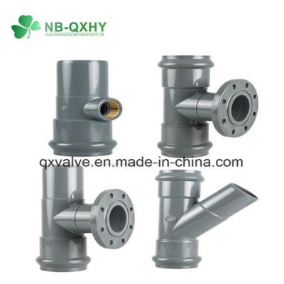Cina Fittings per tubi in plastica Dn20 90 gradi per tubi in PVC UPVC da 20 mm a 315 mm in vendita