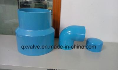 Cina Fitting di tubi in PVC UPVC QX GB per l'installazione di sistemi di approvvigionamento idrico in blu in vendita