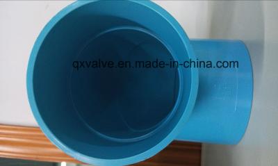 Cina Fitting di tubi in PVC UPVC QX GB per l'installazione di sistemi di approvvigionamento idrico in blu in vendita