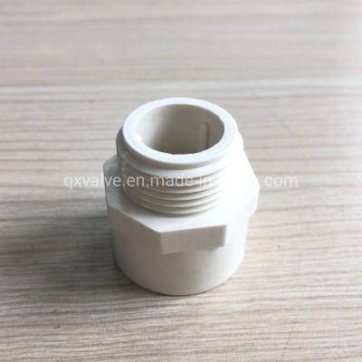 Cina Fittings per tubi di adattamento maschile in PVC con codice testa rotonda in vendita