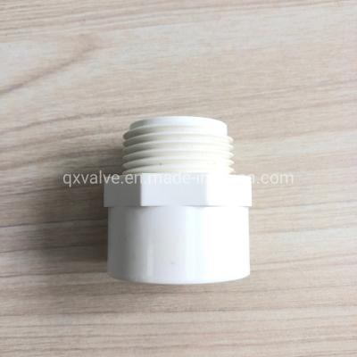 Cina Fittings per tubi di adattamento maschile in PVC con codice testa rotonda in vendita