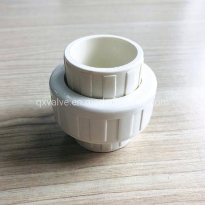Cina Pressione nominale Pn16 Grigio Fittings di tubi in PVC Union Socket/Thread Connector Standard ASTM in vendita