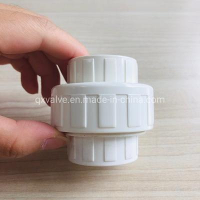 Cina Pressione nominale Pn16 Grigio Fittings di tubi in PVC Union Socket/Thread Connector Standard ASTM in vendita