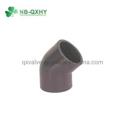 Cina 20 mm a 400 mm Round Head Code PVC Pipe Fitting Pn16 DIN 3 Way Equal Tee per l'industria in vendita