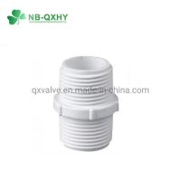 China 90°Tee PVC Pipe Fitting Male Coupling Adaptor for Water System in Round Head Code for sale