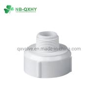 China 90°Tee PVC Pipe Fitting Male Coupling Adaptor for Water System in Round Head Code for sale