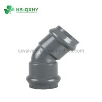 China Customizable Wall Thickness PVC Pipe Fitting Plastic 4 Way Tee Lateral Cross Pn10 for sale