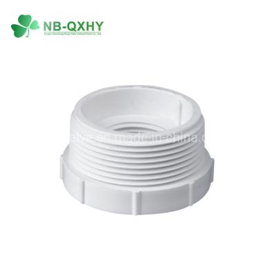 Cina Connessione adesiva U-PVC BS Fittings di tubi a filo femminile Cappa terminale per campioni di approvvigionamento idrico in vendita