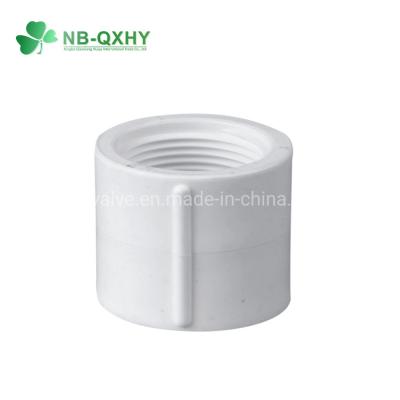 Cina Connessione adesiva U-PVC BS Fittings di tubi a filo femminile Cappa terminale per campioni di approvvigionamento idrico in vendita