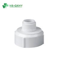 China Plastic Pressure Pipe Fitting PVC BS Reducing Male Coupling White Plumbing System for sale