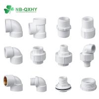 China Plastic Pressure Pipe Fitting PVC BS Reducing Male Coupling White Plumbing System for sale
