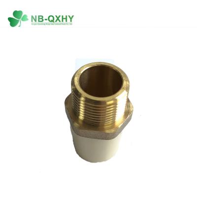 Cina Codice testa rotonda maschio ottone CPVC adattatore per l'irrigazione Anti-UV 1/2 filo principale principale in vendita