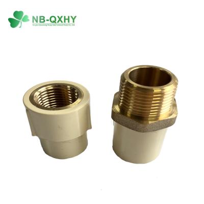 Cina Codice testa rotonda maschio ottone CPVC adattatore per l'irrigazione Anti-UV 1/2 filo principale principale in vendita