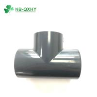 China Equal Tee PVC 3 Way for Water Supply Pn16 Customized Request Plumbing Fitting for sale
