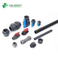 China Round Head Code PVC Pipe Fitting 90 Degree Elbow for Industrial Pn16 Pipe Applications for sale