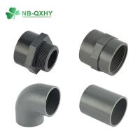 China Round Head Code PVC Pipe Fitting 90 Degree Elbow for Industrial Pn16 Pipe Applications for sale
