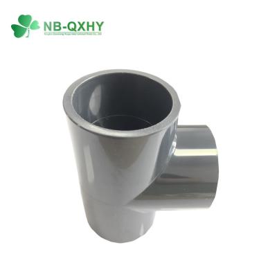 Cina Codice Testa Rotonda PVC Equal Tee Forgiato PVC Fitting Tubo a pressione Fitting a prezzi competitivi in vendita